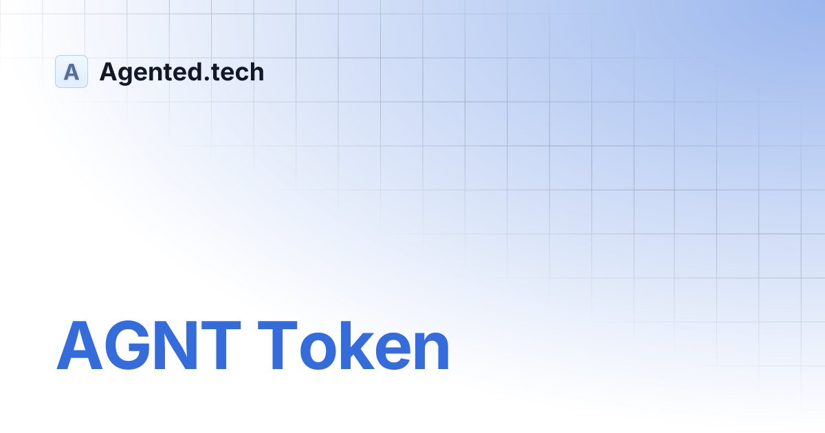 AGNT Token | Agented.tech